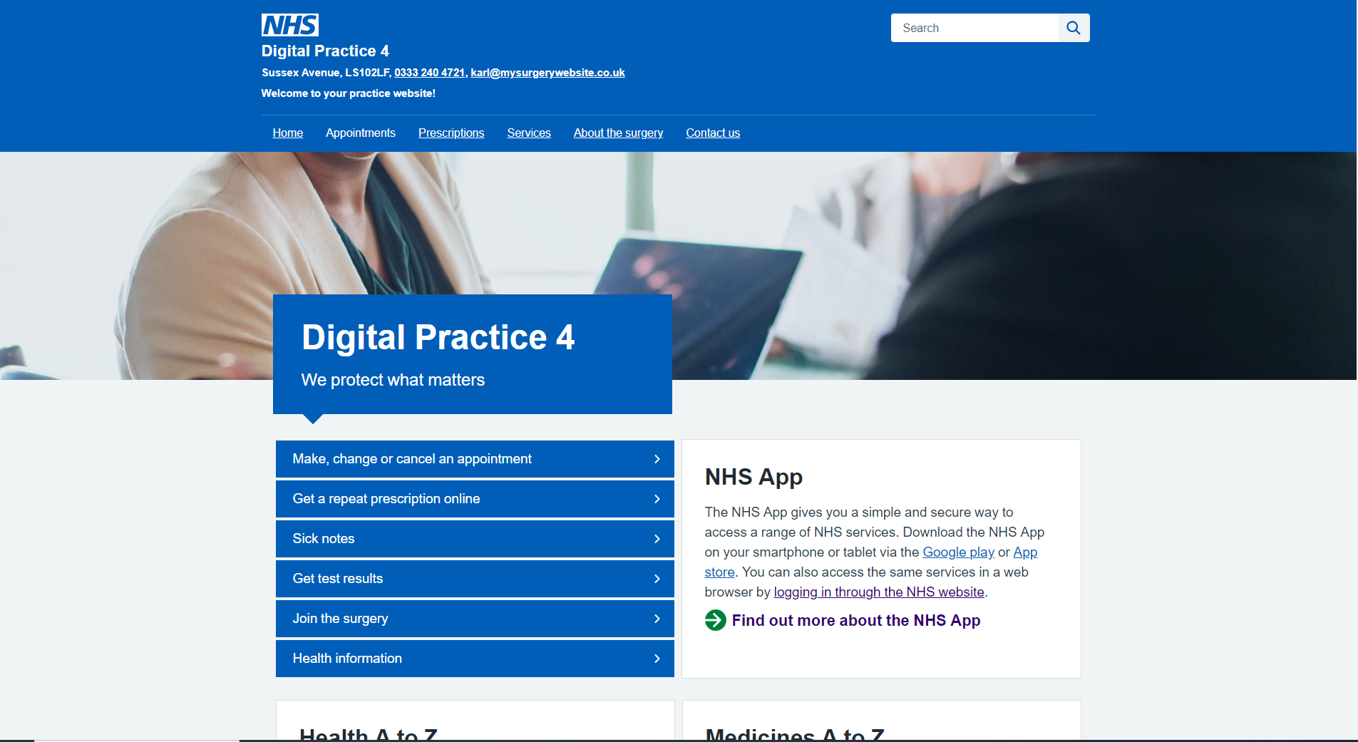 Website Designs | MSW | GP Practice Website Providers